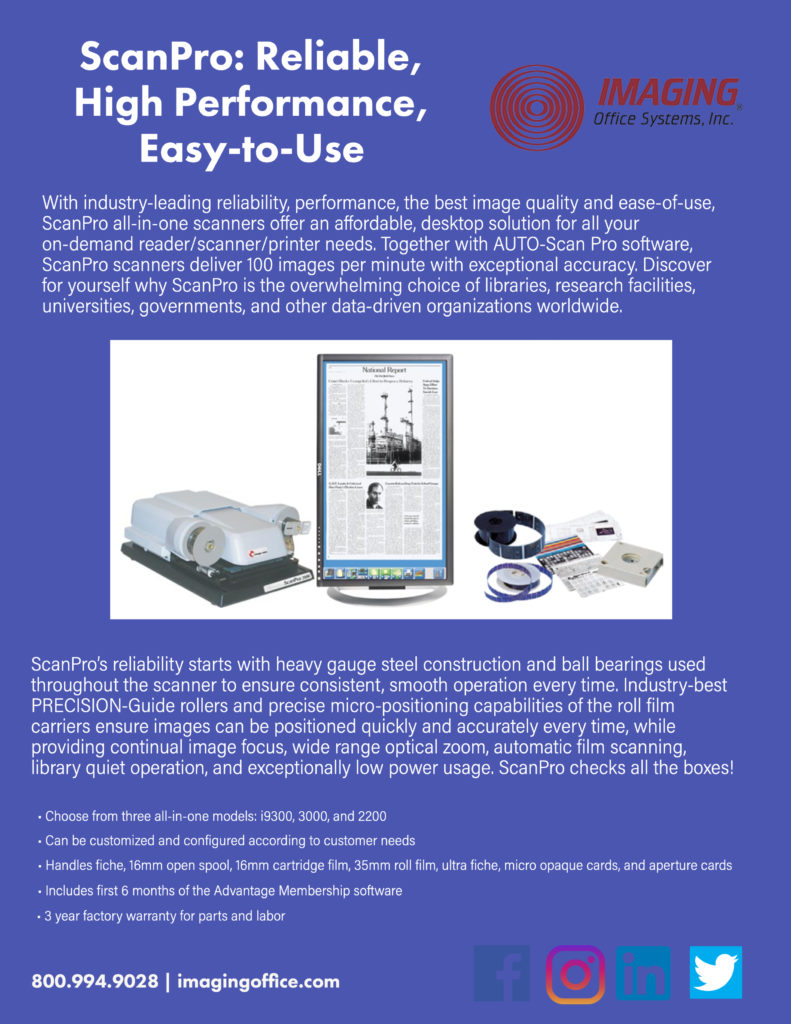 Downloadable ScanPro Brochure - Imaging Office Systems